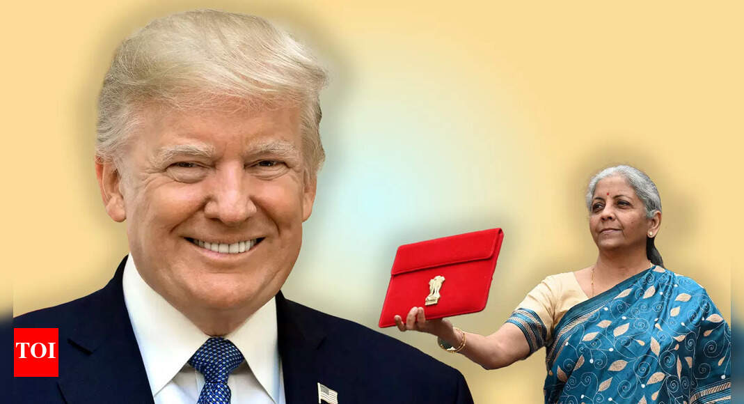 Trump shadow looms over FM’s budget - The Times of India