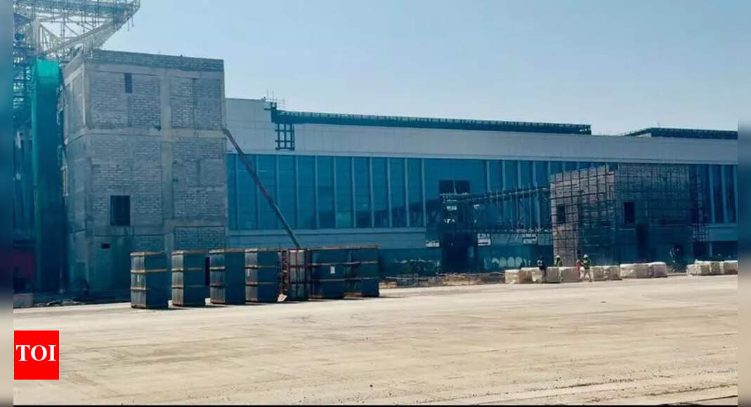 Terminal 80% ready, escalators up: Noida airport gets ready for launch ...