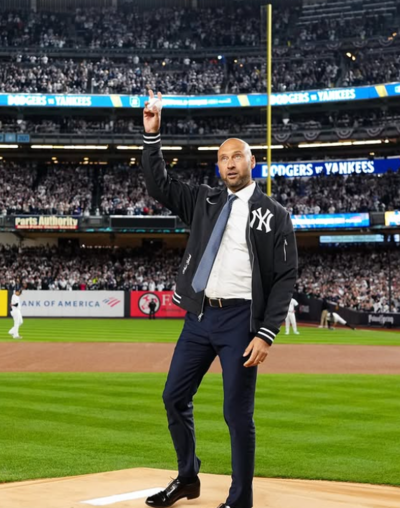 MLB icon Derek Jeter turns heads at the 2024 Reserve Cup Series Games | MLB News - The Times of ...
