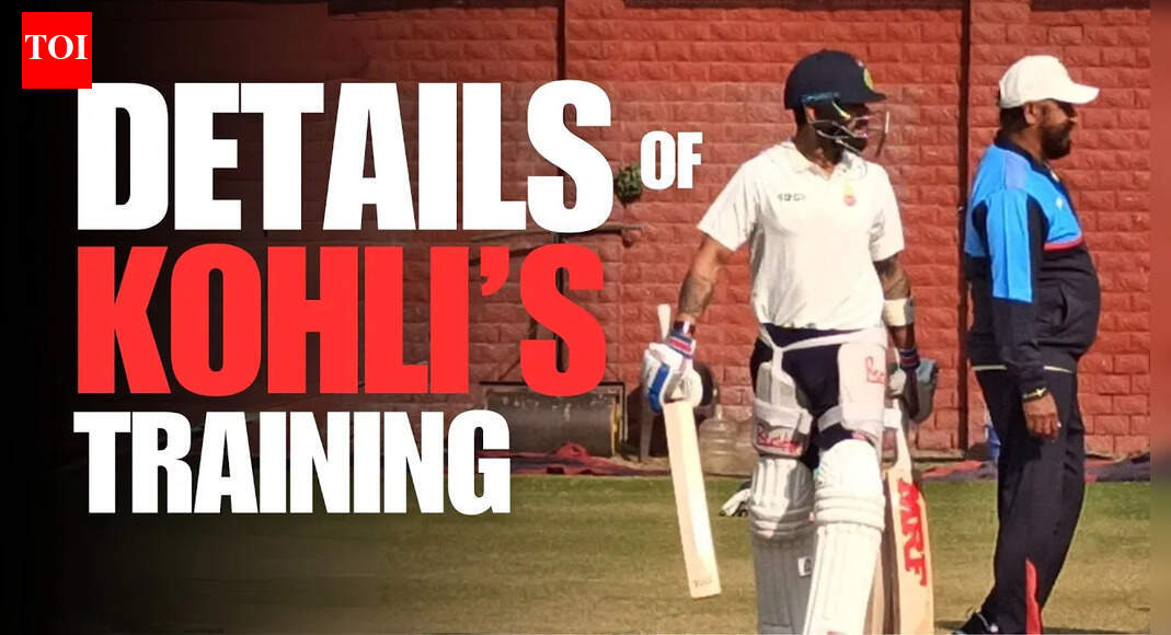 Details from Virat Kohli's training session with Delhi Ranji Team at ...