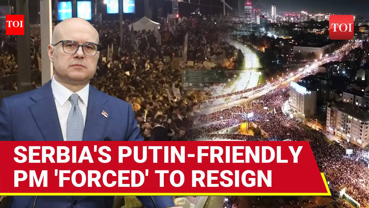 Pro-Russia Serbia On The Boil: PM Milos Vucevic Quits | Protests ...