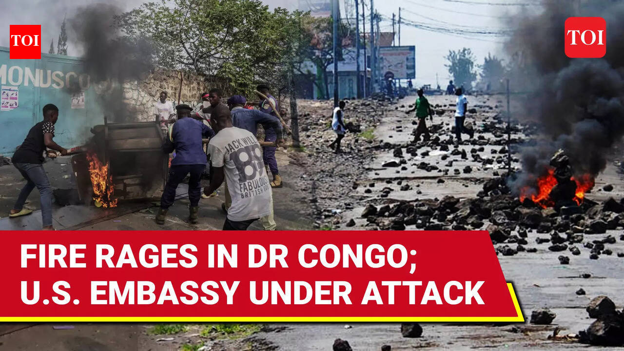 ‘Fire, Explosion…’: Violence Grips DR Congo, U.S. Embassy In Kinshasa ...