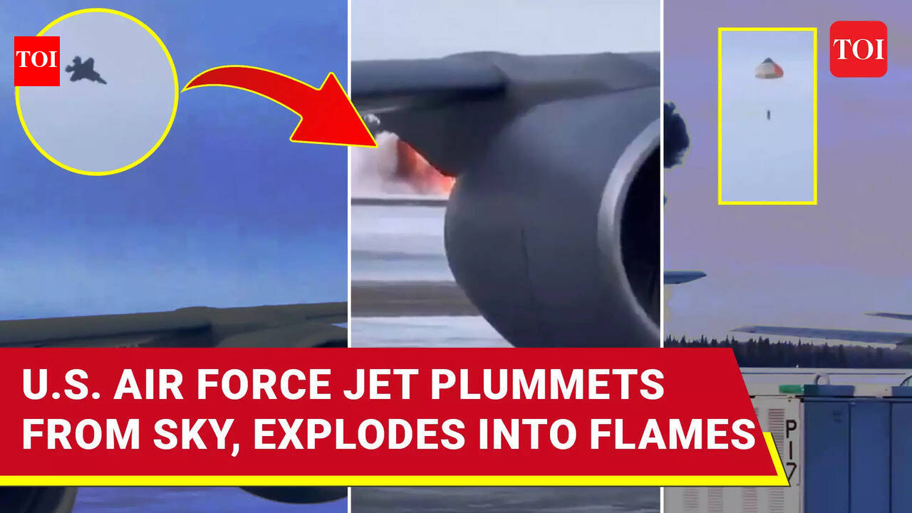 Dramatic: F-35 Fighter Jet Crashed At Alaska Air Force Base; Pilot ...