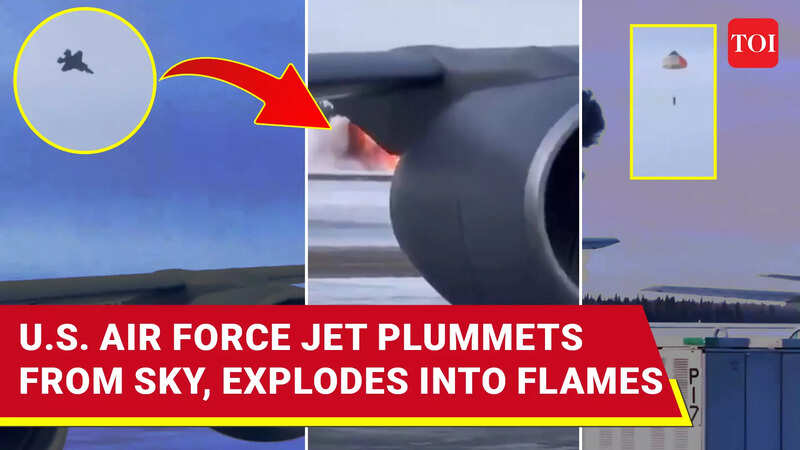 Dramatic: F-35 Fighter Jet Crashed At Alaska Air Force Base; Pilot ...