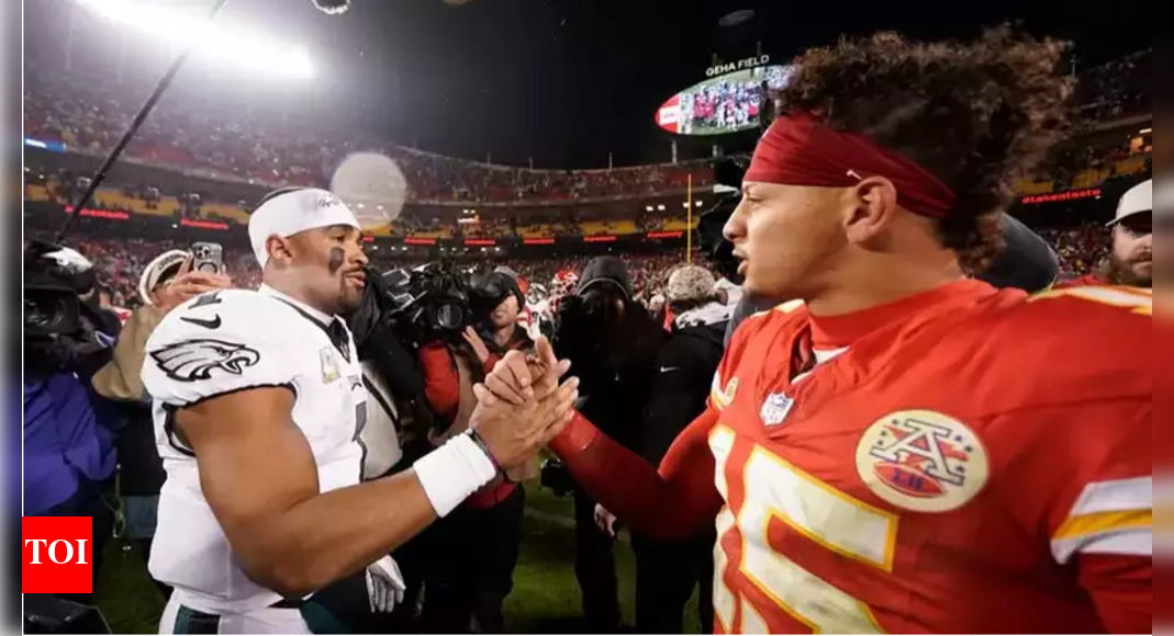 Patrick Mahomes’ wife Brittany Mahomes vs. Jalen Hurts’ girlfriend Bry ...