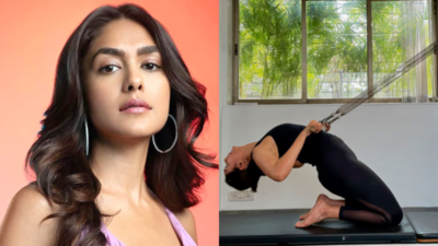 Mrunal Thakur nails pilates pistol squat; shares glimpse of intense ...