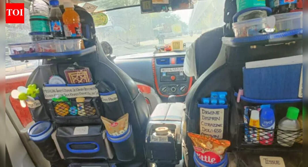 Cab facilities better than flights? Delhi Uber driver transforms taxi ...