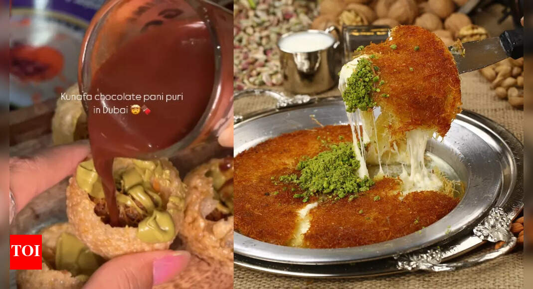 Outrage Over Dubai's Chocolate Kunafa Pani Puri: A Fusion Dish Gone ...