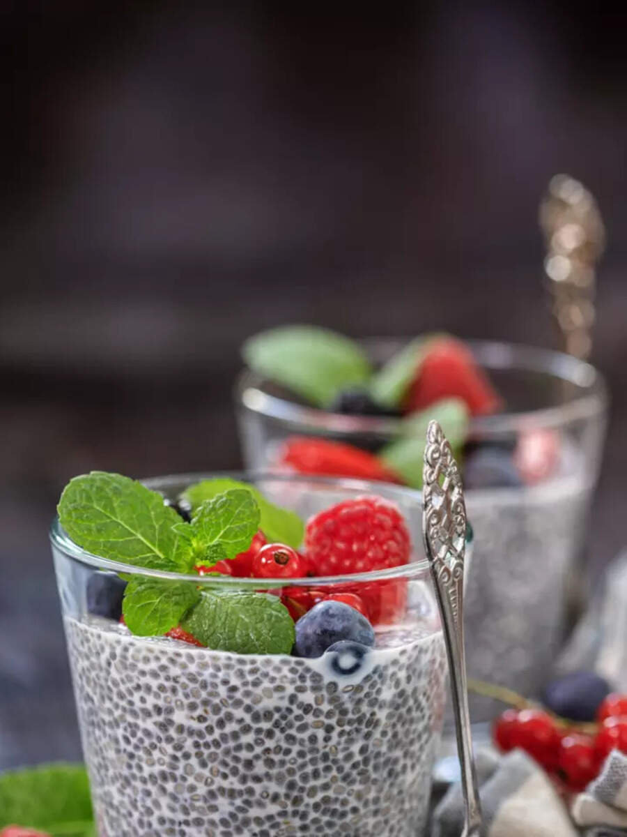 How to make low-calorie Chia Seed Pudding for breakfast | Times of India