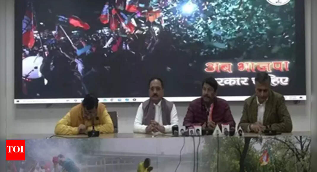 BJP launches new campaign song three days before Delhi polls | Delhi News - The Times of India