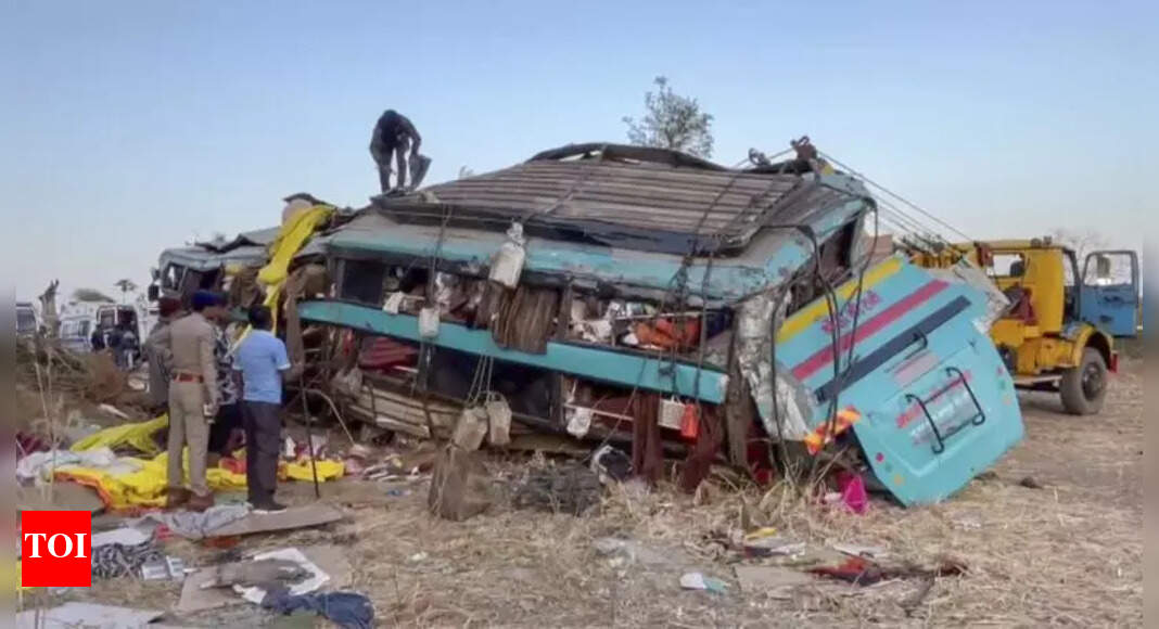 Five dead, 46 injured as bus carrying pilgrims falls into gorge in Dang ...