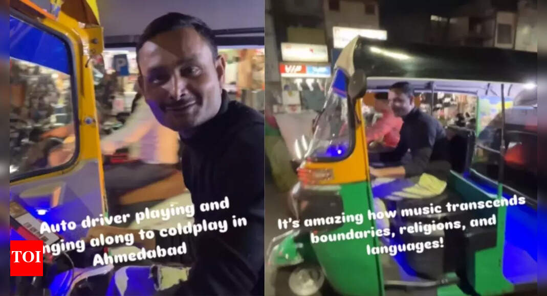Ahmedabad’s auto driver sings Coldplay’s ‘Sky Full of Stars’; his ...