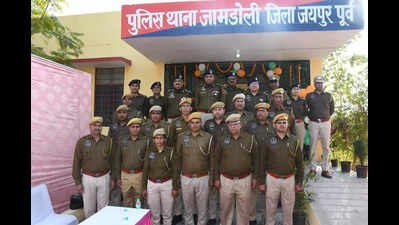 Police commissioner inaugurates Jamdoli police station | Jaipur News ...