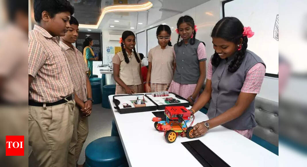 Mobile skill development lab flagged off in Coimbatore | Coimbatore ...