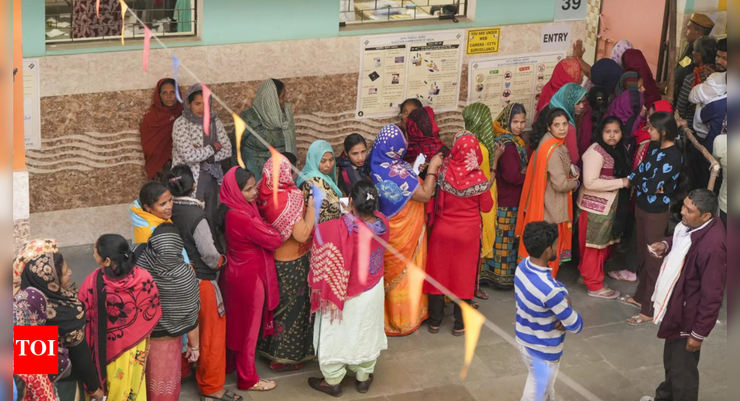 Delhi assembly election 2025 live: Voting concludes in Delhi assembly ...
