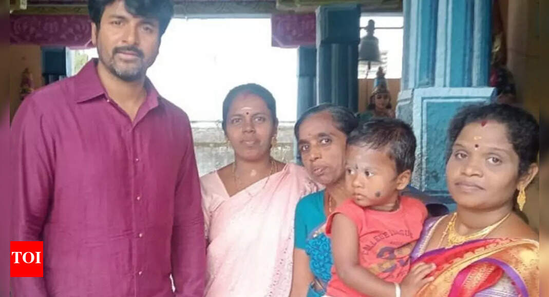 Sivakarthikeyan celebrates son Pavan's ear-piercing ceremony in ...