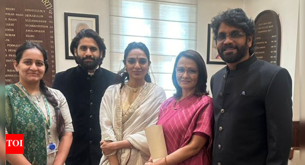 The Akkineni family gathers in Delhi to honor ANR's legacy at a special ...