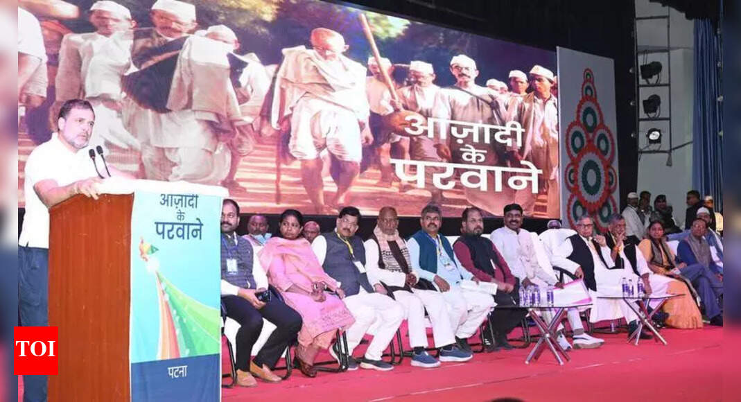 Cong bets on social justice to revive fortunes in state | Patna News ...
