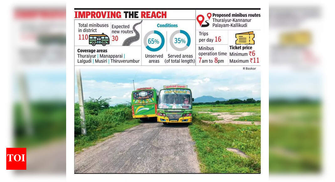 New mini bus scheme to cover rural Trichy | Trichy News - Times of India