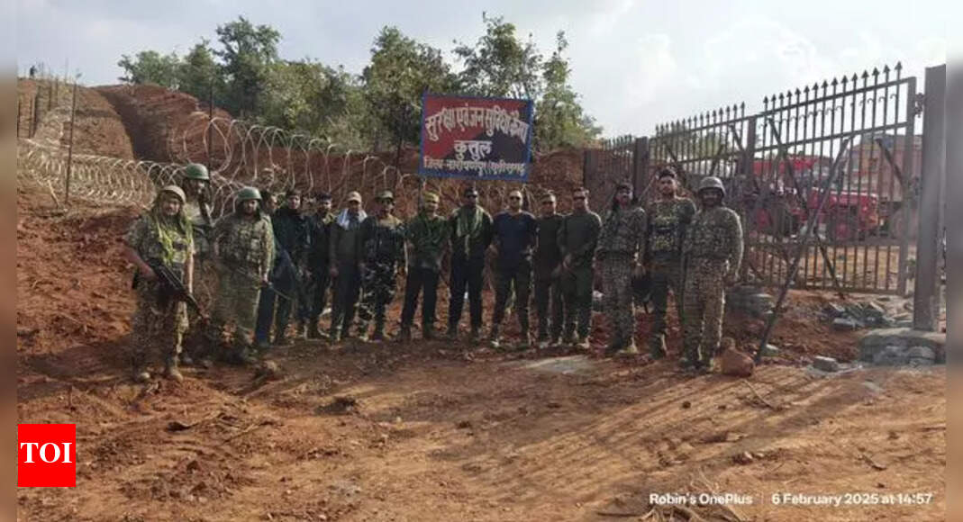 9th security camp set up in Narayanpur | Raipur News - The Times of India