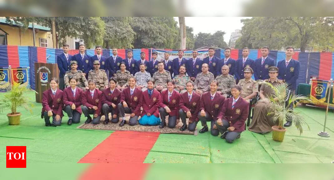NCC CG, MP secure 3rd rank at Republic Day camp | Raipur News - The Times of India