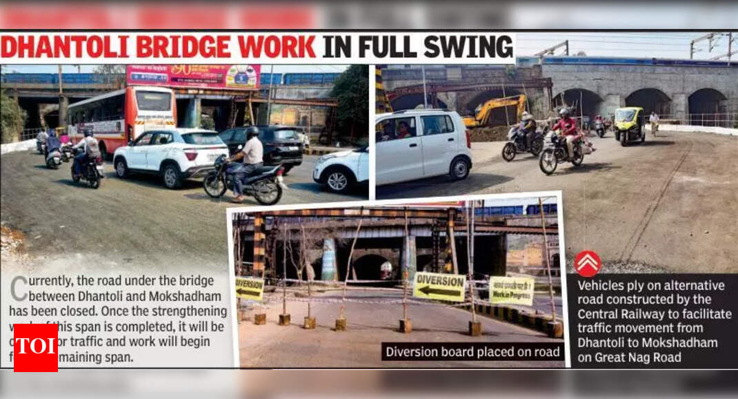 CR builds alternative road in 12 days to aid Dhantoli bridge work and ...