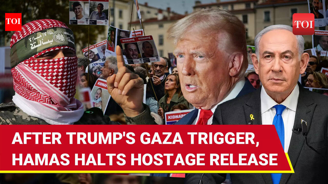 Hamas Suspends Hostage Exchange With Israel | Move After Trump Details ...