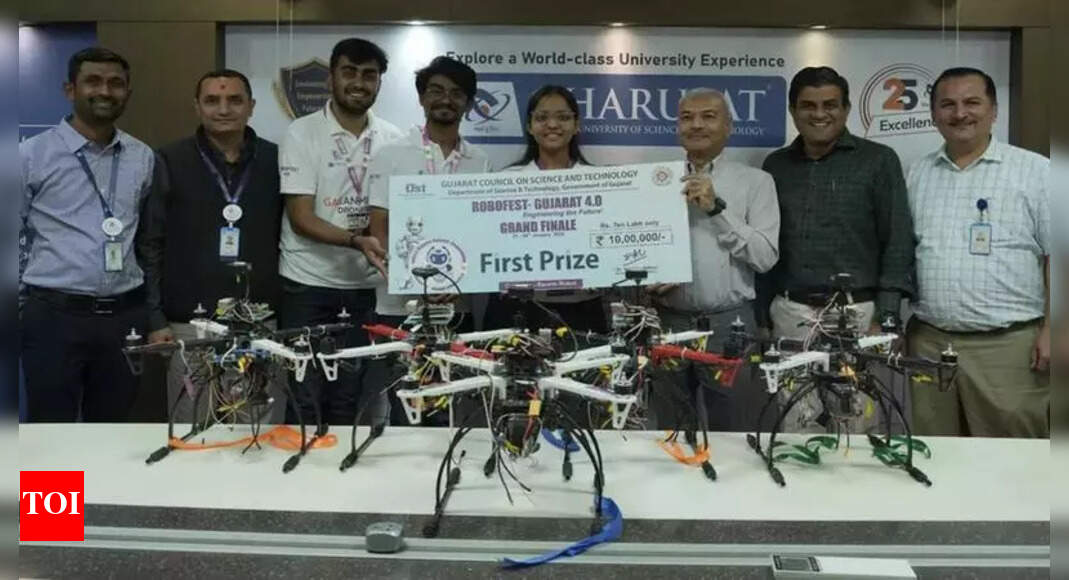 Team Aerial Aces secures all India first position in Robofest 4.0 ...