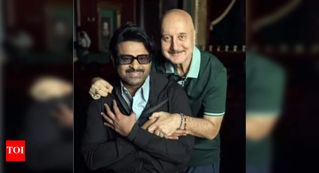 Anupam Kher's 544th film to be with 'Bahubali of Indian cinema' Prabhas | - The Times of India