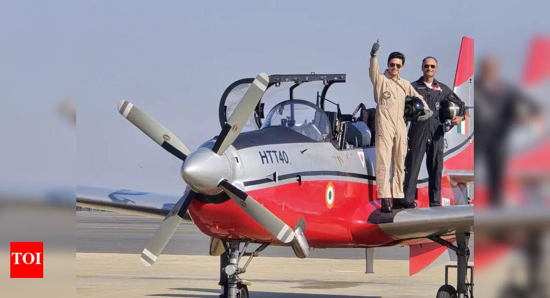 Scandal to self-reliance: MP Surya flies in indigenous HTT-40 ...