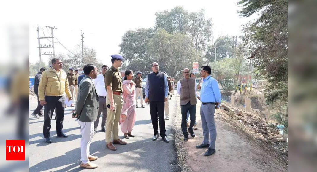 DM inspects progress of infra projects | Patna News - The Times of India
