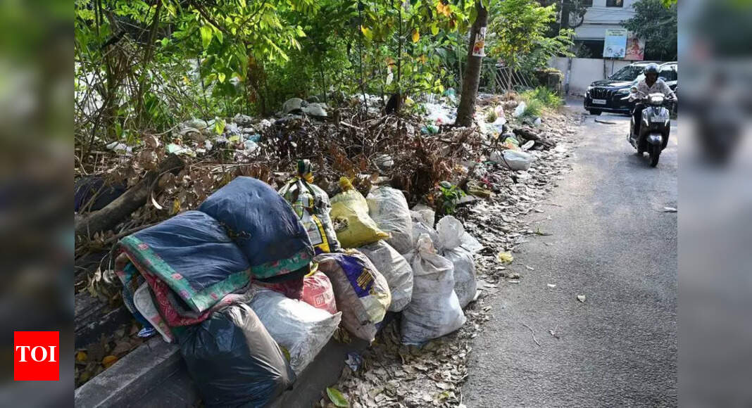 GCDA under fire over waste pile-up near JLN Stadium | Kochi News - The ...
