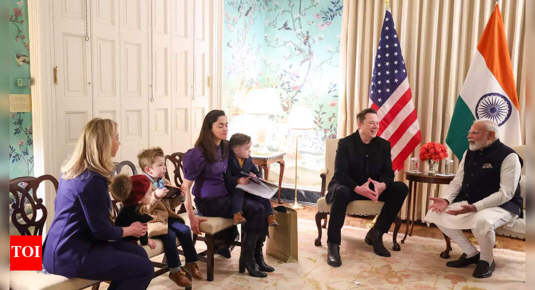 PM Modi meets Elon Musk, discusses technology and innovation with ...