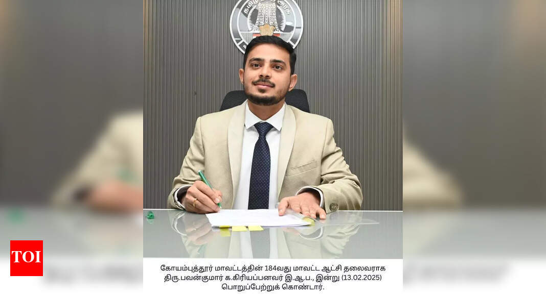 New collector takes charge of Coimbatore district | Coimbatore News ...