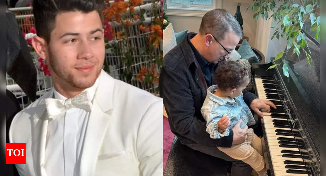 Nick Jonas captures an adorable moment of Malti Marie playing piano ...
