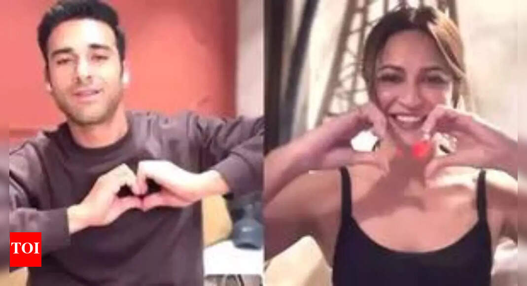 Pulkit Samrat and Kriti Kharbanda celebrate their first Valentine's Day as a married couple ...