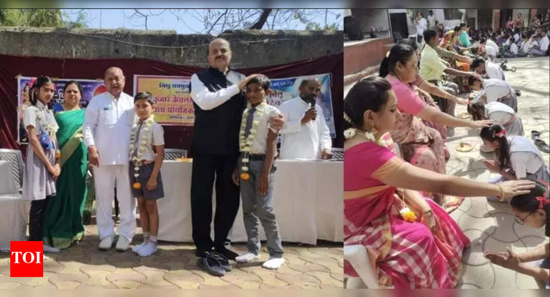Matru-Pitru Pujan Diwas celebrated at Rajkumar Kewalramani School ...