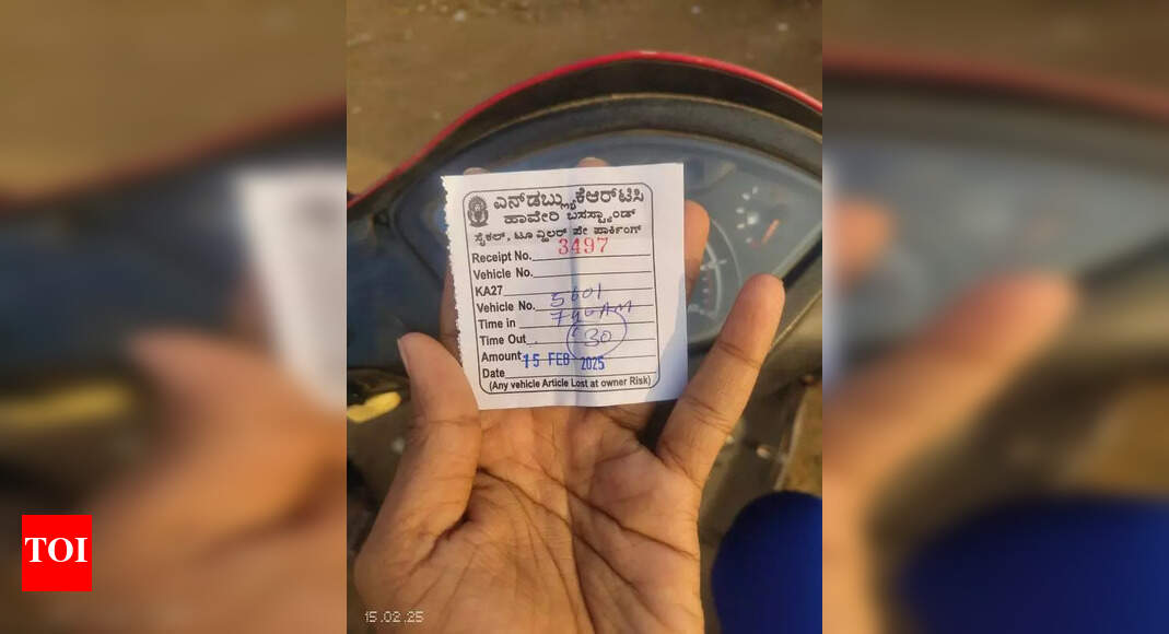 Excess parking fee collection at Haveri City Bus Terminal troubles ...