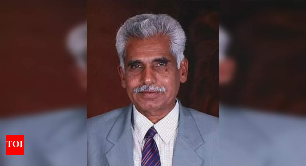 R Manicka Vasagam, one of Isro’s pioneers, passes away at 84 | Chennai ...