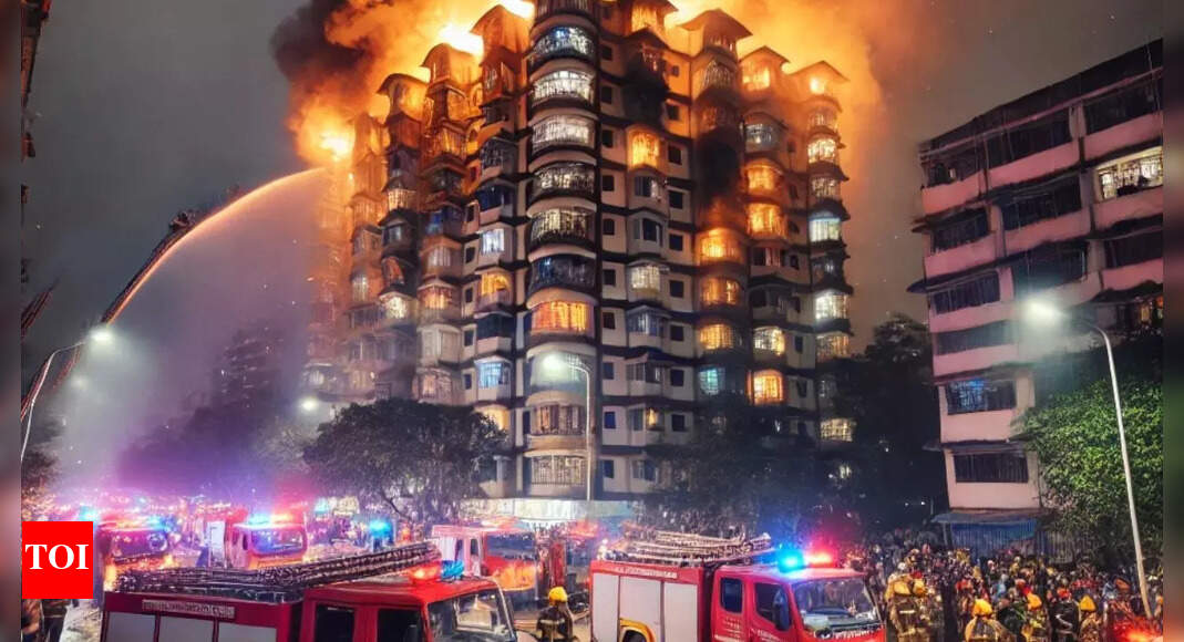 2 dead after fire breaks out at multi-storey building in south Mumbai ...