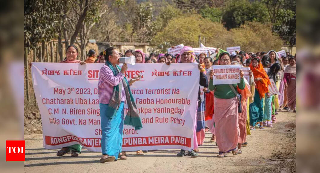 10 Kuki MLAs pin hope on Centre for peace in Manipur | Guwahati News ...