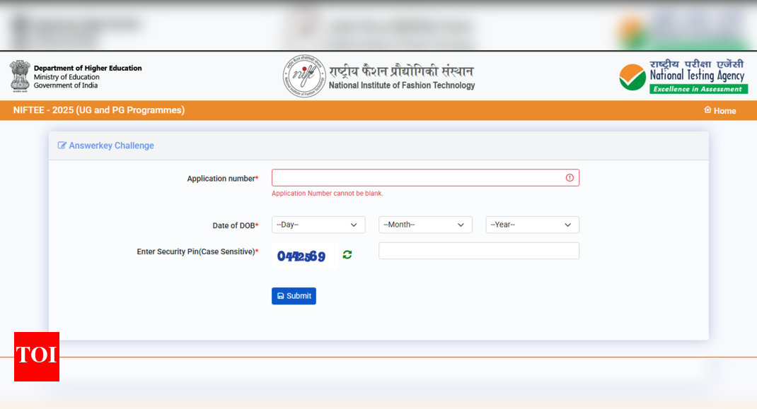 NIFT answer key 2025 objection window closes today: Direct link to ...