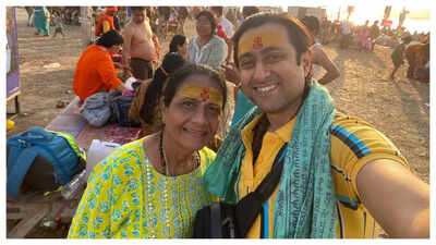 Visiting the Maha Kumbh Mela with mom was an unforgettable experience ...