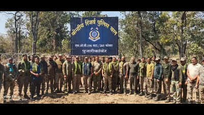 CRPF establishes a new op base camp | Raipur News - The Times of India
