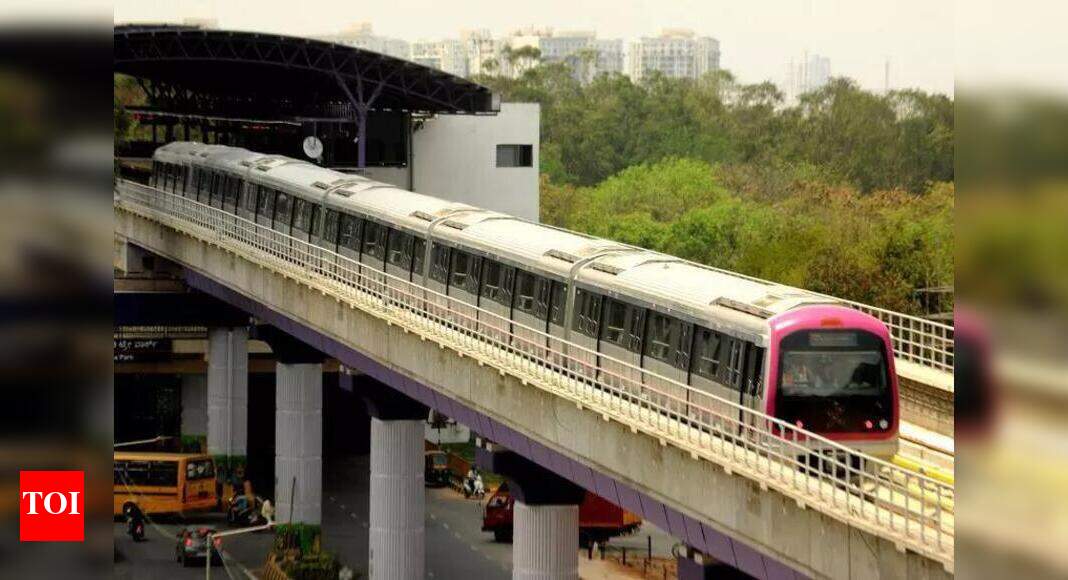 Bengaluru Namma Metro Pink Line: 95% tunnel work wrapped up; 2026 ...