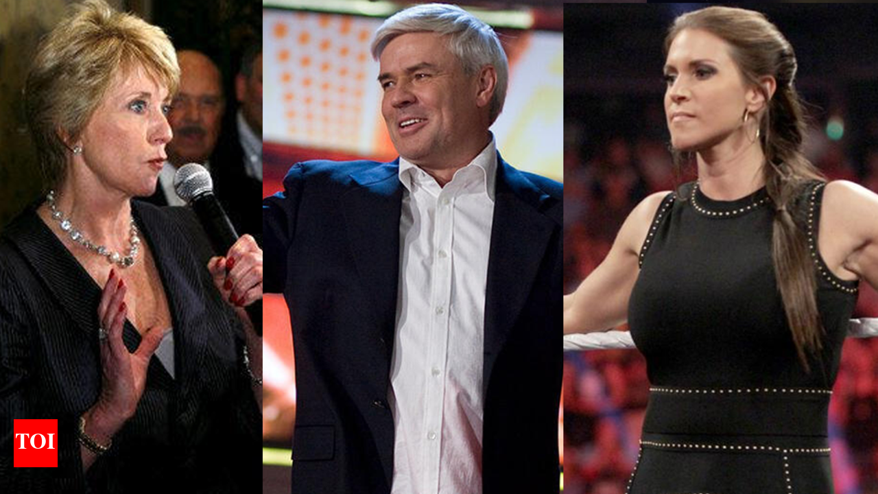 Stephanie Mc Mcmahon And Eric Bischoff