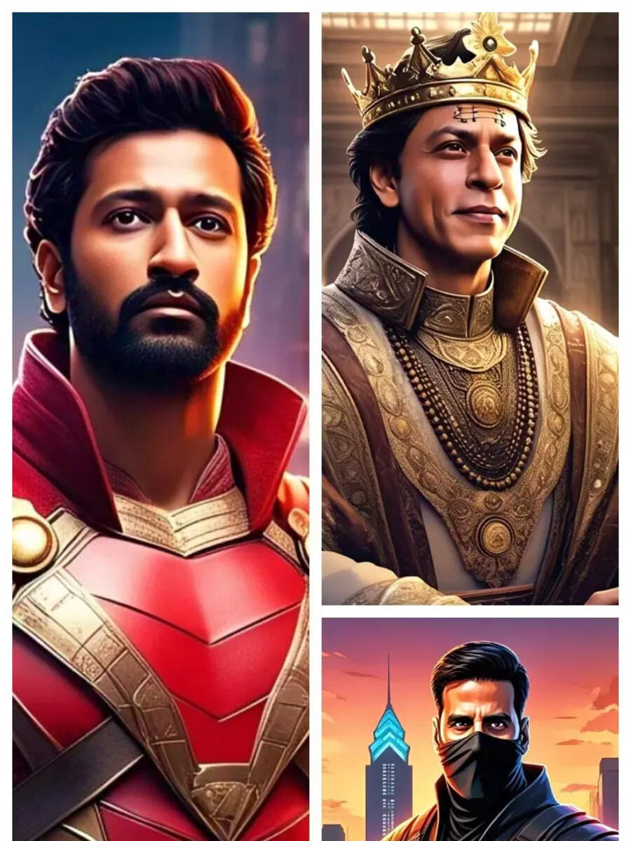 AI imagines Bollywood stars as cartoon characters - Vicky Kaushal to ...