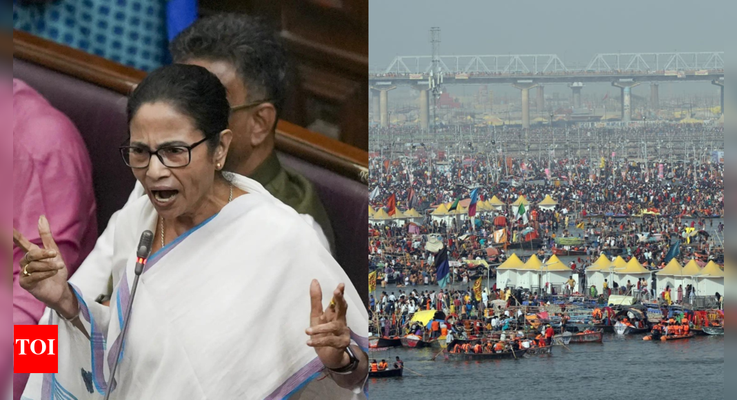 Mamata Banerjee: Seers fraternity slams Mamata Banerjee for Mrityu Kumbh remark | Prayagraj News ...