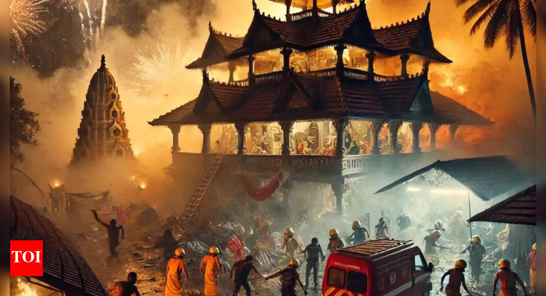 5 injured in fireworks accident at Kerala temple | Kochi News - The ...