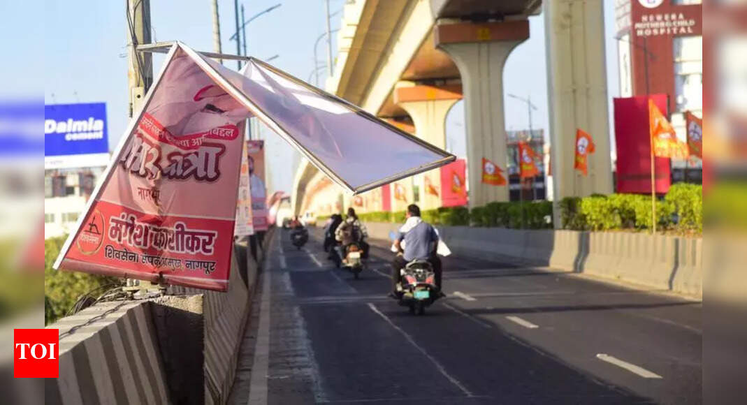 Sena hoardings to welcome DyCM violate HC guidelines, pose safety risk ...